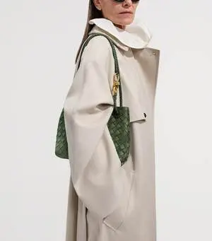 Bottega Veneta Small Suede Andiamo Top-handle Bag