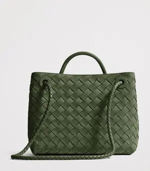 Bottega Veneta Small Suede Andiamo Top-handle Bag