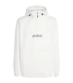 PULCO STUDIOS Water-resistant Coaches Jacket - White