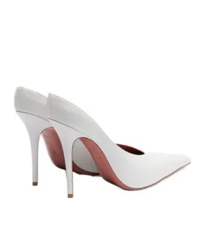 Amina Muaddi Solid-color Stiletto Heels