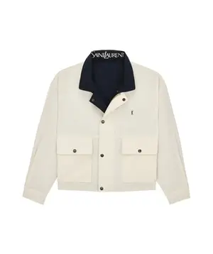 Saint Laurent Cassandre Reversible Work Jacket