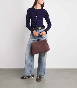 Sandro Suede Le Grand Bazaar Top-handle Bag