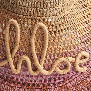 Chloé Raffia Gradient Summer Banana Shoulder Bag