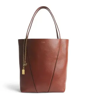 Chloé Medium Leather Spin Tote Bag