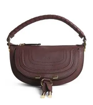 Chloé Mini Marcie Shoulder Bag - Brown