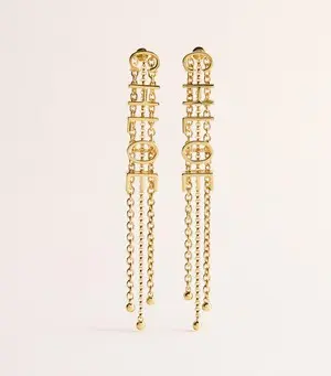 Chloé Mini Belt Drop Earrings - Gold