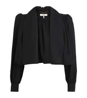Chloé Gathered Cropped Jacket - Black