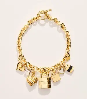 Chloé Paddington Charms Necklace - Gold