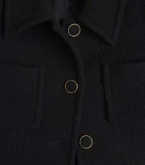 Chloé Wool-blend Fitted Tailored Jacket