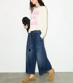 Max & Co. Cotton Slogan Sweater