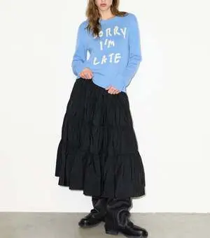 Max & Co. Cotton Slogan Sweater