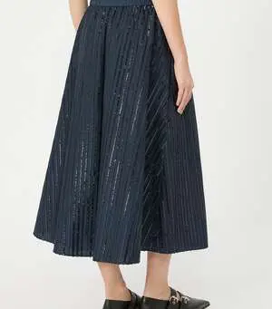 Max Mara Cotton Sequinned Skirt