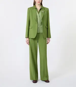 Max Mara Virgin Wool Trousers