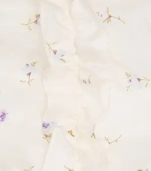 Alessandra Rich Off-the-shoulder Floral Silk Midi Dress
