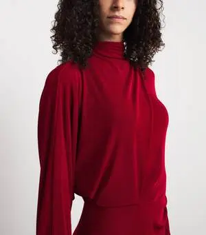 Camilla And Marc Draped Ravine Midi Dress