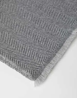 Brunello Cucinelli Frayed Edge Scarf