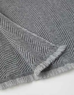 Brunello Cucinelli Frayed Edge Scarf