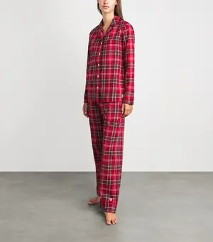 Harrods Cotton Tartan Pyjama Set