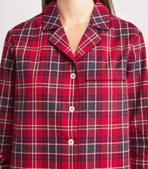 Harrods Cotton Tartan Pyjama Set