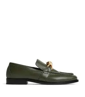 Bottega Veneta Astaire Leather Loafers With Knot Detailing