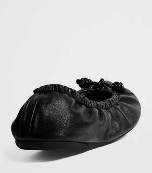 Bottega Veneta Leather Ballet Flats