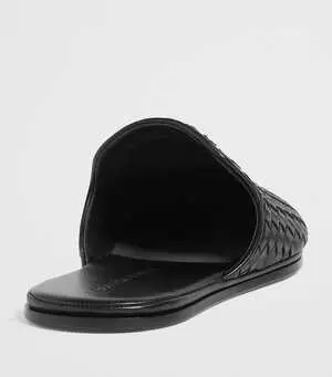 Bottega Veneta Leather Palazzo Slippers