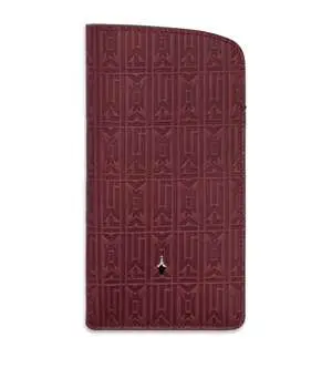 JACQUES MARIE MAGE Embossed Calfskin Eyewear Case