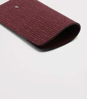 JACQUES MARIE MAGE Embossed Calfskin Eyewear Case