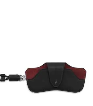 JACQUES MARIE MAGE Leather Hunter Sunglasses Case - Black