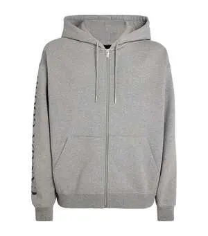 Canada Goose Organic Cotton Graphic Rove Zip-up Hoodie - Grey