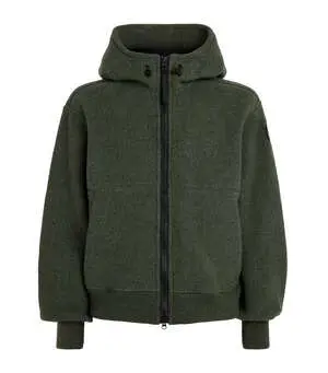 Canada Goose Wool-blend Fleece Chilliwack Bomber Jacket - Green