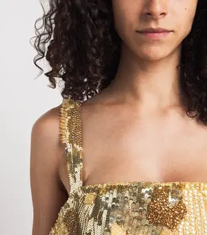 Rachel Gilbert Embellished Elyse Maxi Gown