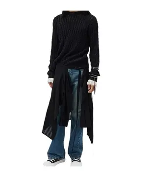 Ann Demeulemeester Medium Knit Sweaters For Men