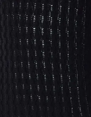 ANN DEMEULEMEESTER Textured Cotton Sweater - Black