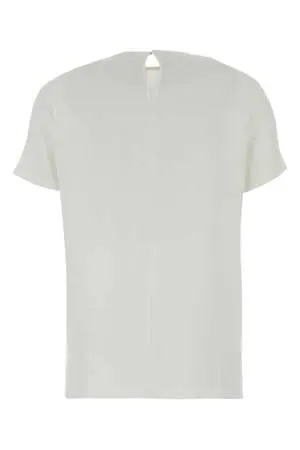 Max Mara Silk Pagano T-shirt - White