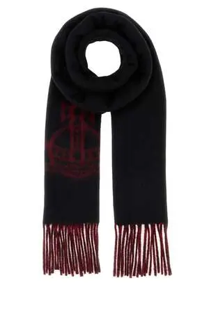 VIVIENNE WESTWOOD Wool Scarf - Black