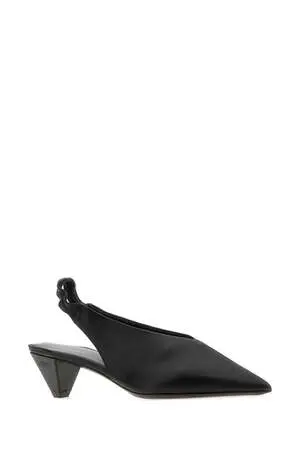 Loewe Leather Origami Cubic Pumps - Black