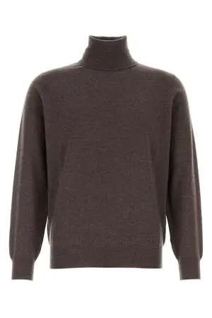 Brunello Cucinelli Cashmere Turtleneck Sweater - Brown