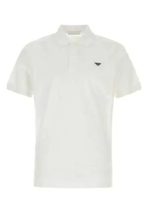 Prada Piquet Polo Shirt - White