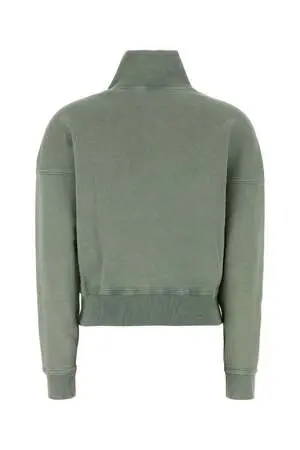 Isabel Marant Étoile Sage Cotton Blend Half-zip Sweatshirt