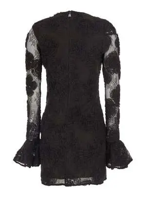 ROTATE BY BIRGER CHRISTENSEN Floral Embroidered Mini Dress - Multicolor