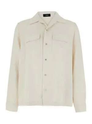 Amiri Polar Collar Shirt - White