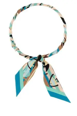 Fendi Printed Silk Reversible Foulard - Multicolor