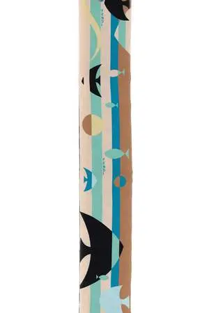 Fendi Printed Silk Reversible Foulard
