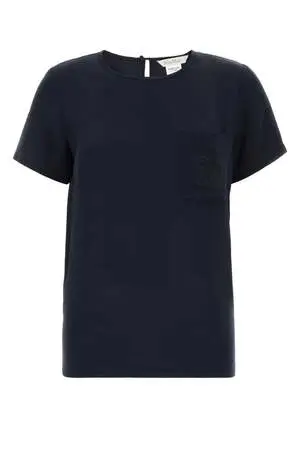 Max Mara Silk T-shirt - Blue