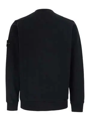 Stone Island Crewneck Sweatshirt With Logo Patch