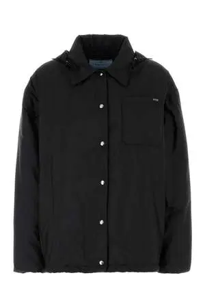 Prada Re-nylon Padded Jacket - Black