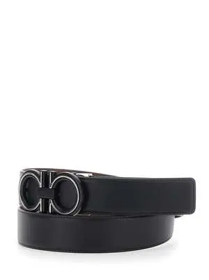 FERRAGAMO Reversible Gancini Belt