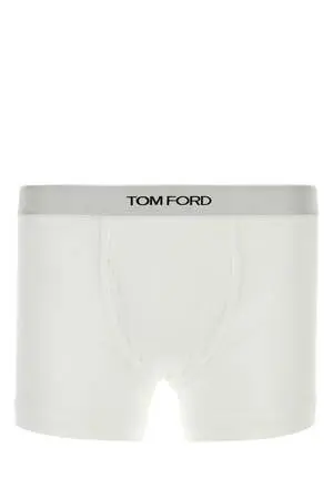 TOM FORD Stretch Cotton Boxer Set - White