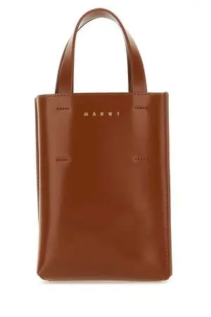 Marni Marni Leather Nano Museo Handbag Brown